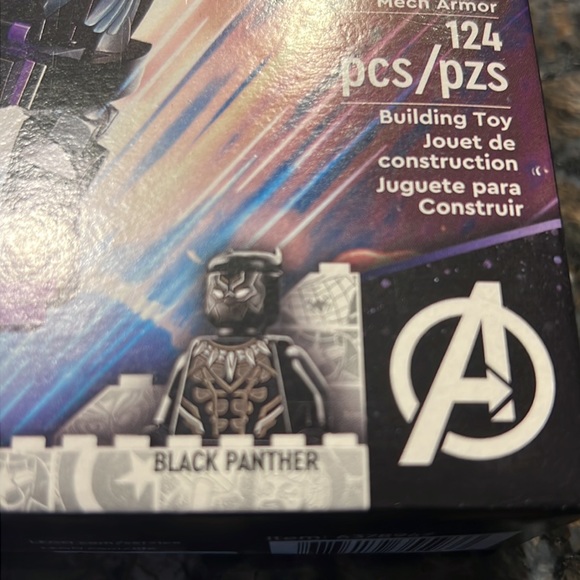 Lego | Toys | Lego Marvel Avengers Black Panther Meg Armor Nwt 7624 ...